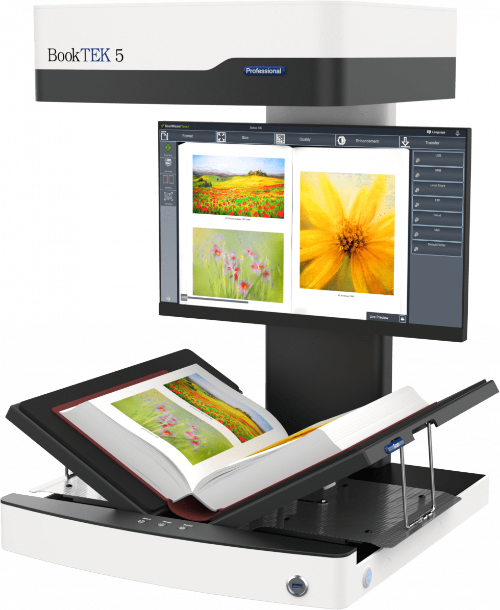 BookTEK 5 V3 – Compact Book Scanner with V-Mode | Image Access