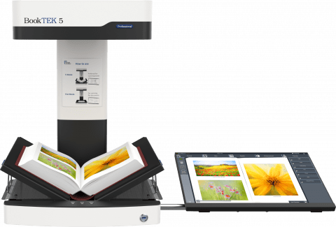 BookTEK 5 V3 – Compact Book Scanner with V-Mode | Image Access