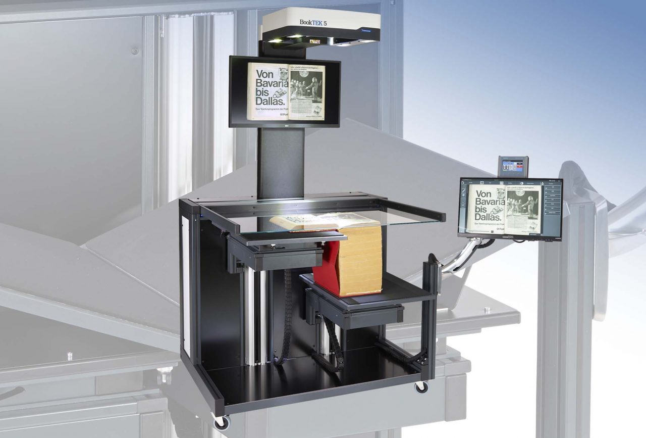 BookTEK 5 V1A C50 – XXL Large Format Book Scanner | Image Access